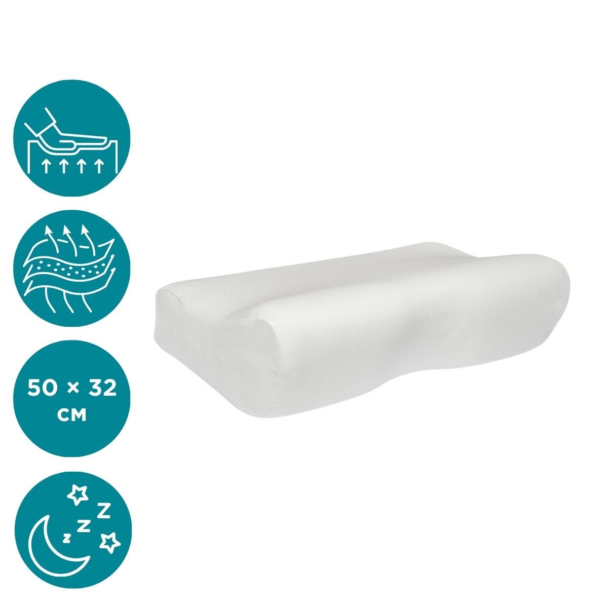 Подушка ортопедическая с эффектом памяти ОPO-119 Classic Ortomed ...