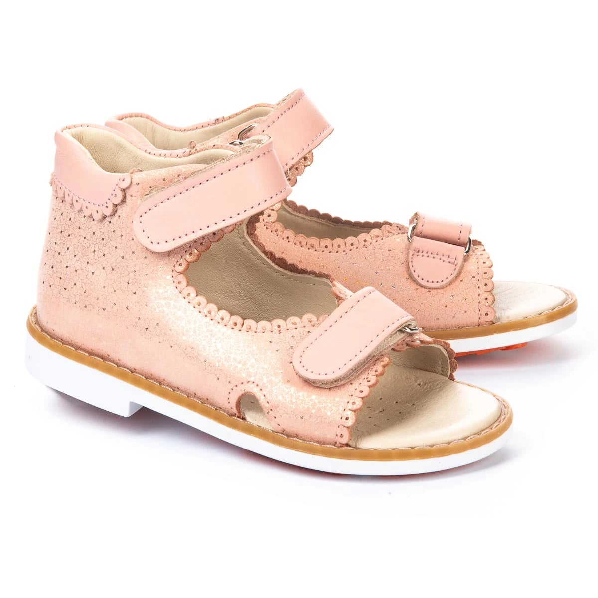 Сандалі ортопедичні для дівчинки, бежевий (арт.LEO-1210), Theo Leo (Туреччина) - Орто-Лайн ...