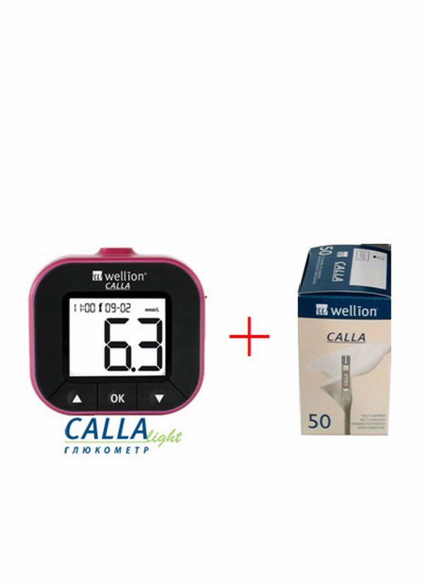 Глюкометр Wellion Calla Light + тест-полоски №50 - Орто-Лайн | Лучшие ...